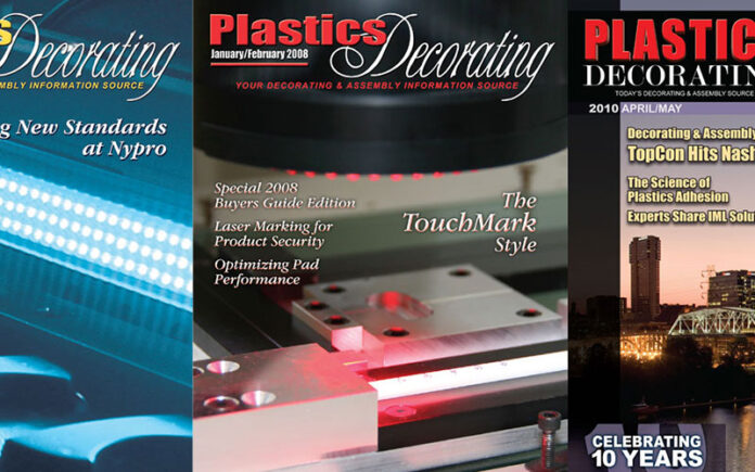20 Years of Plastics Decorating Magazine » Plastics Decorating